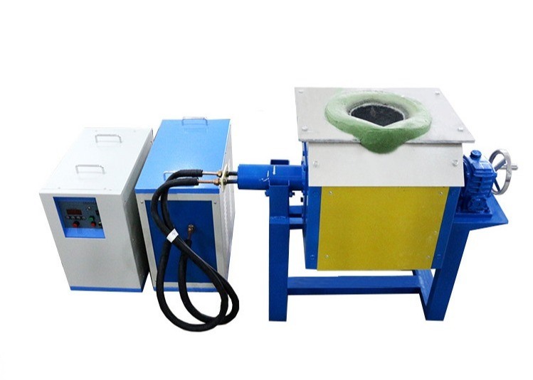 Induction Metal Heater 110kw Melting Frunace Manual Tilting For Iron ...